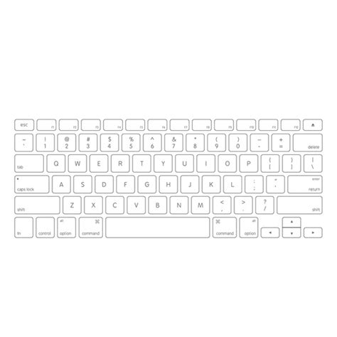 Apple Laptop Keyboard Layout