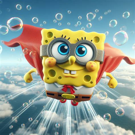 Spongebob Superhero 24 By 3d4d On Deviantart
