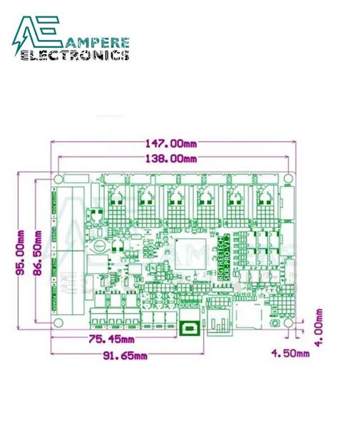Bigtreetech Skr Pro V1 2 Control Board Ampere Electronics