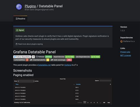paging not supported on grafana 7 3 7 · issue 149 · briangann