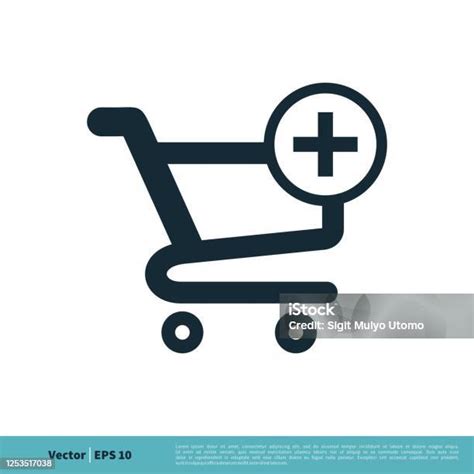 트롤리 카트 아이콘 벡터 로고 템플릿 일러스트 디자인 벡터 Eps 10 Po에 대한 스톡 벡터 아트 및 기타 이미지 Po