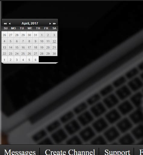 css kalendae not working properly with other stylesheets and script