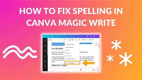 How To Fix Spelling In Canva Magic Write Template Fonts