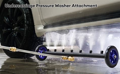 2 In 1 Pressure Washer Undercarriage Cleaner Water Broom
