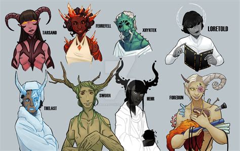 Tieflings Of The 8 Realms Dnd 35e Homebrew By Asparagusunited On