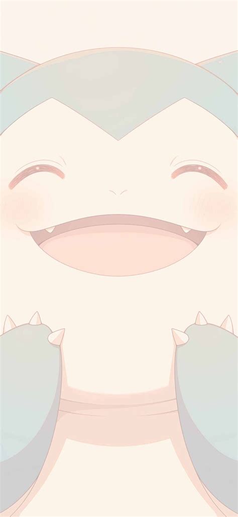 Pastel Snorlax Face Cute Pokemon Wallpapers Free Wallpapers