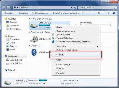 Как отформатировать компьютер полностью Windows 7 Как отформатировать компьютер не удаляя