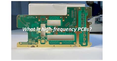 Mastering High Frequency Pcb From Concept To Production Mainpcba