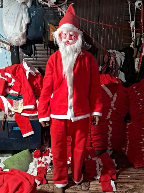Santa Claus Costumes Dress Size 6 Velvet At ₹ 500piece In Kanpur