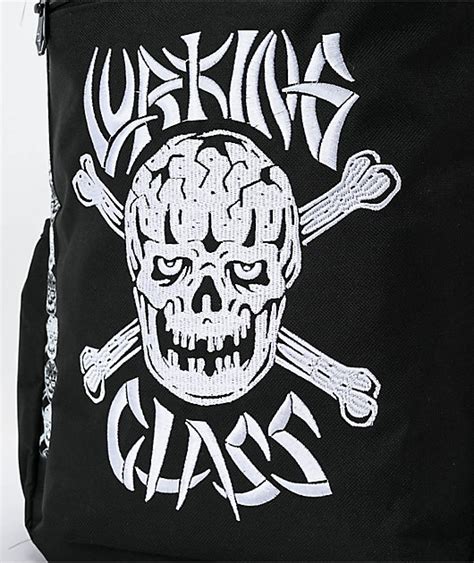 Lurking Class By Sketchy Tank Bones Black And White Backpack Zumiez