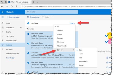 How Do I Delete Multiple Emails When I Have A Lot To Delete Ask Leo