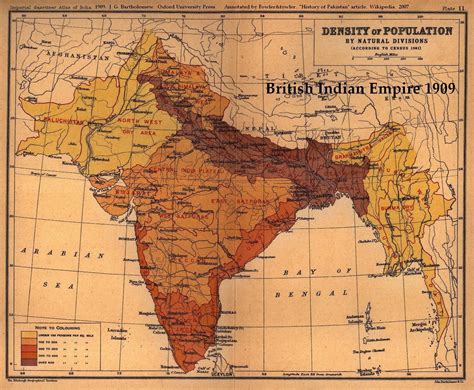 British Empire Population Density Educational Resources On India