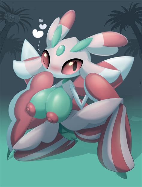 Rule 34 1girls Alolan Exeggutor Alolan Form Ambiguous Gender Arthropod Big Breasts Blush