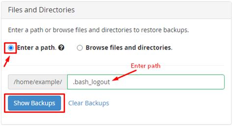 How To Restore Backup Of A File Or Directory Via Whm