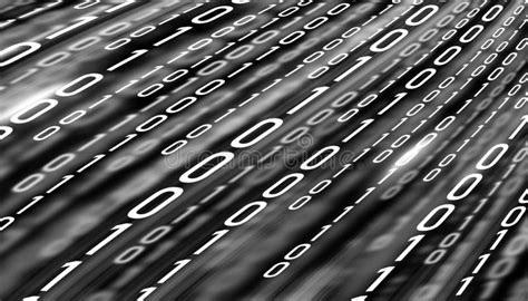ai from one and zero binary code digit matrix style stock vector