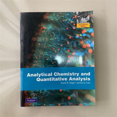Analytical Chemistry And Quantitative Analysis Hobbies And Toys Books And Magazines Textbooks On