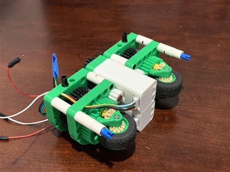 swervebot 3d printed lego compatible omnidirectional robot 7 steps with pictures