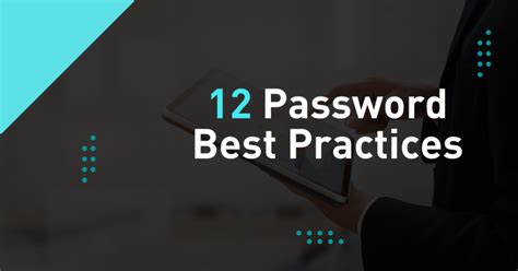 Password Best Practices Data Tech