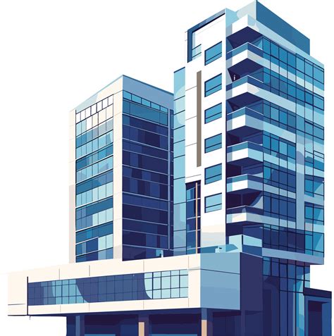 楼房现代建筑插图