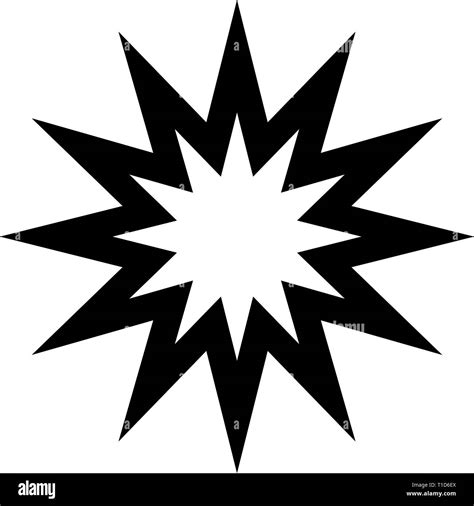 12 Pointed Star Clipart
