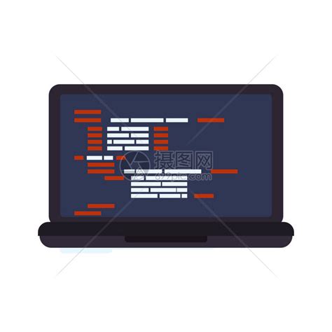 Html编程代码图标矢量插画图片下载 正版图片402317357 摄图网