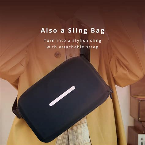 Mico Tech Pouch Sling Bag Desk Organizer And Dock