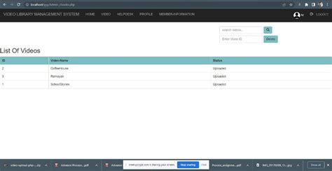 GitHub Mrigankabrahma Video Library Managementsystem
