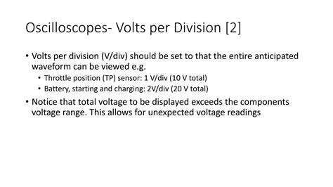 Oscilloscopes And Scan Tools Pptx