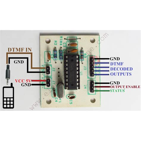 Buy Dtmf Decoder Board Elementzonline India Buy Dtmf Decoder Board Elementzonline India