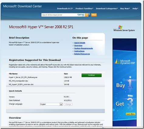 Mpecs Inc Blog Microsoft Hyper V Server 2008 R2 Sp1 Available For Download