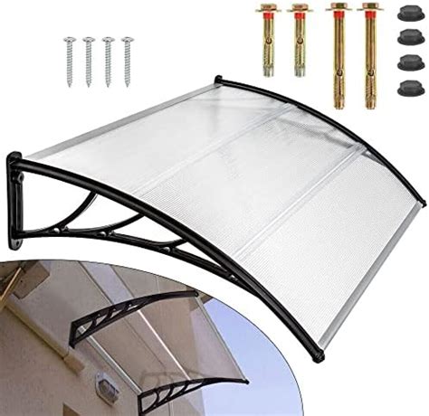 Vordach Für Haustür 150 X 100 Cm Überdachung Haustür Polycarbonat