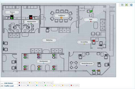 Custom Network Maps Business Views ManageEngine OpManager