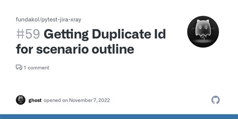Getting Duplicate Id For Scenario Outline · Issue 59 · Fundakolpytest