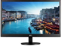 Buy AOC E SWN In Widescreen LED Monitor E SWN PC Case Gear Australia