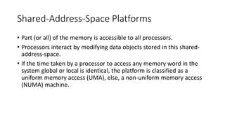 Communication Model Of Parallel Platforms PPTX