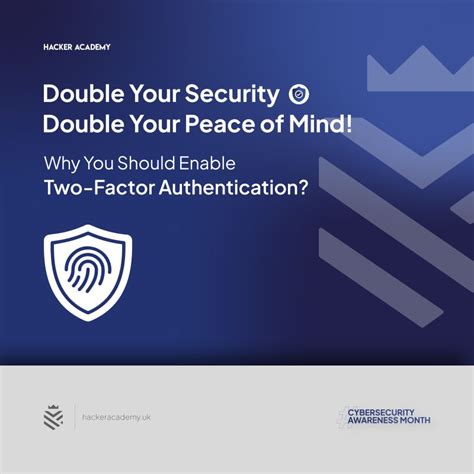 Hacker Academy On Linkedin Hackeracademy Cybersecurityawarenessmonth 2fa