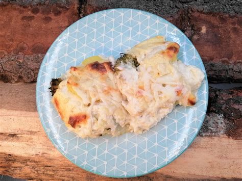 Огретен с картофи и броколи Annas Cooking House