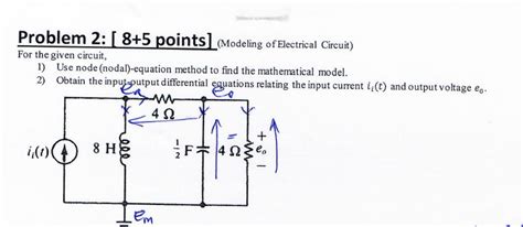 solved problem 2 [ 8 5 points] modeling of electrical