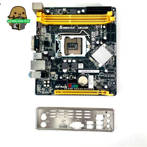 Jual Motherboard Biostar H81 Socket Lga 1150 Gen 4 Th Mini Itx Shopee Indonesia