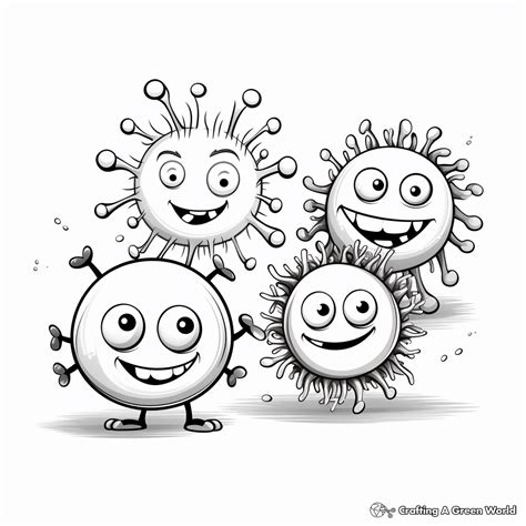 Germs Coloring Pages Free And Printable