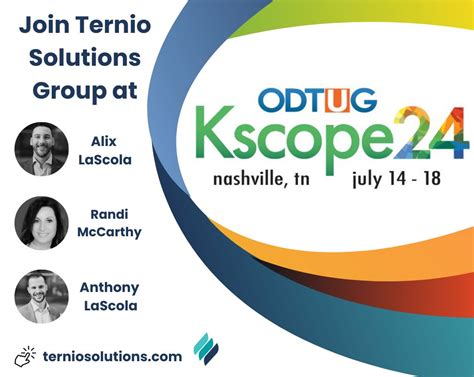 Ternio Solutions Group On Linkedin Kscope24 Odtug Oracle Epm