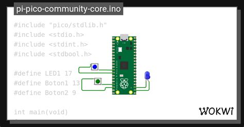Prender Y Apagar Led Con Pulsadores Wokwi Esp32 Stm32 Arduino Simulator