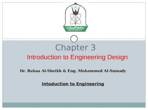 Pptx Chapter 3 Dr Bahaa Al Sheikh And Eng Mohammed Al Sumady