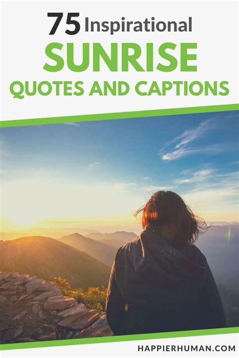 75 Inspirational Sunrise Quotes And Captions For 2024 Happier Human
