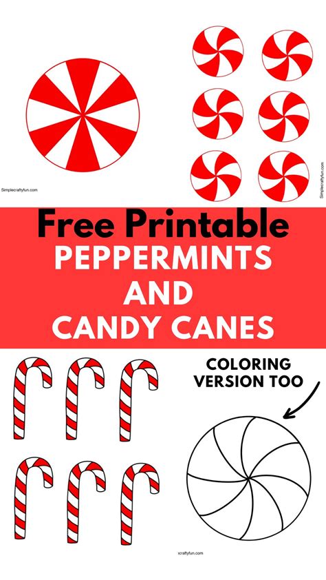 Free Candy Template Printable Free Printable