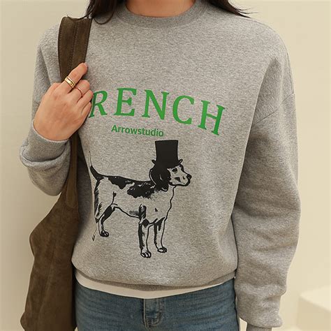 오픈위크15 당일발송 Made 도그레터링 기모 나염 맨투맨1120월까지