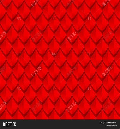 Red Dragon Scales Vector Photo Free Trial Bigstock