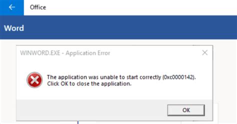 How To Fix Microsoft Office Error Code 0xc0000142 Technipages