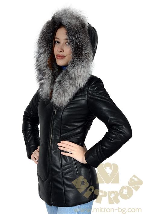 Митрон ЕООД Дамско яке Размер дреха M 36 цвят Черен ДАМСКИ КОЖЕНИ ЯКЕТА Жени ДАМСКИ