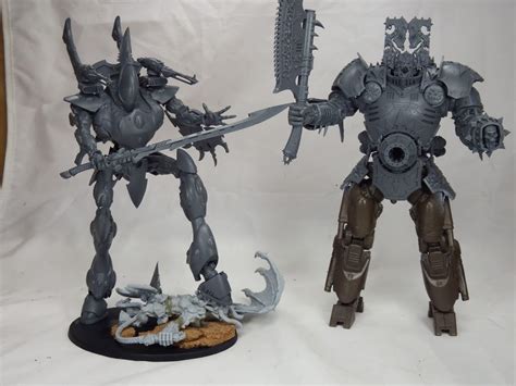 Chaos Khorne Lord Of Skulls Kit Bash Behold The Deathknight By